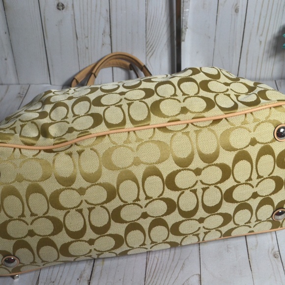 Bags | Coach F2851 Drawstring Signature Carryall Bag | Poshmark